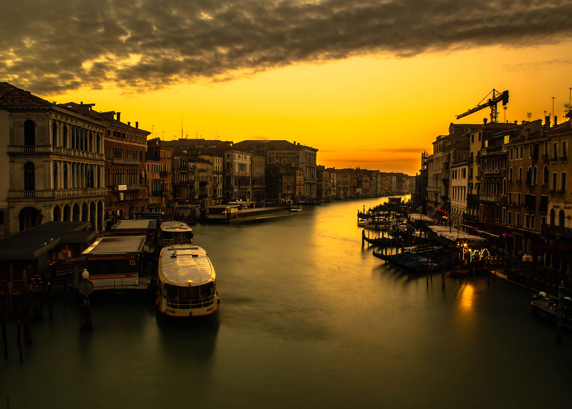 Venise, Italie, coucher de soleil - Alexandre Bauer Photographe