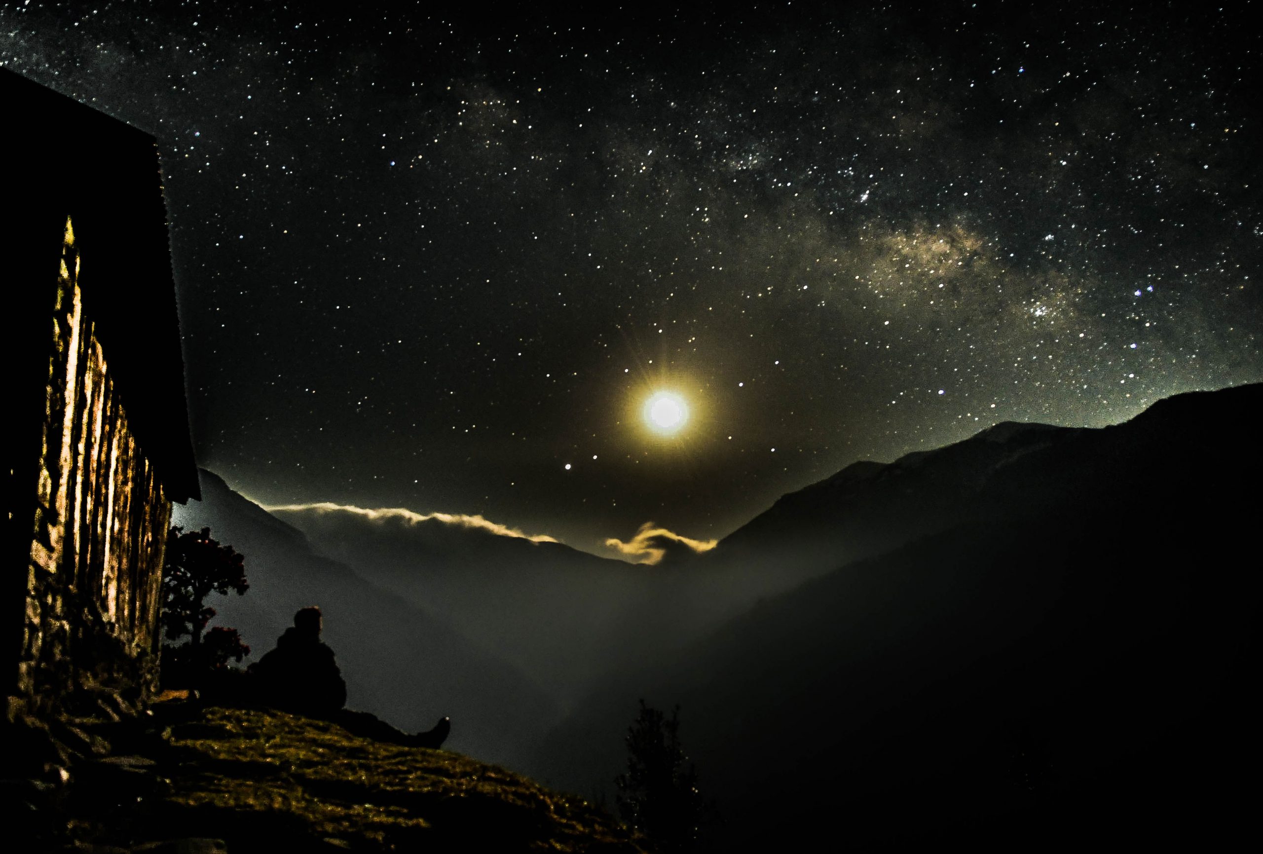 Douce nuit, Himalaya, Népal 2020 - Alexandre Bauer Photographe